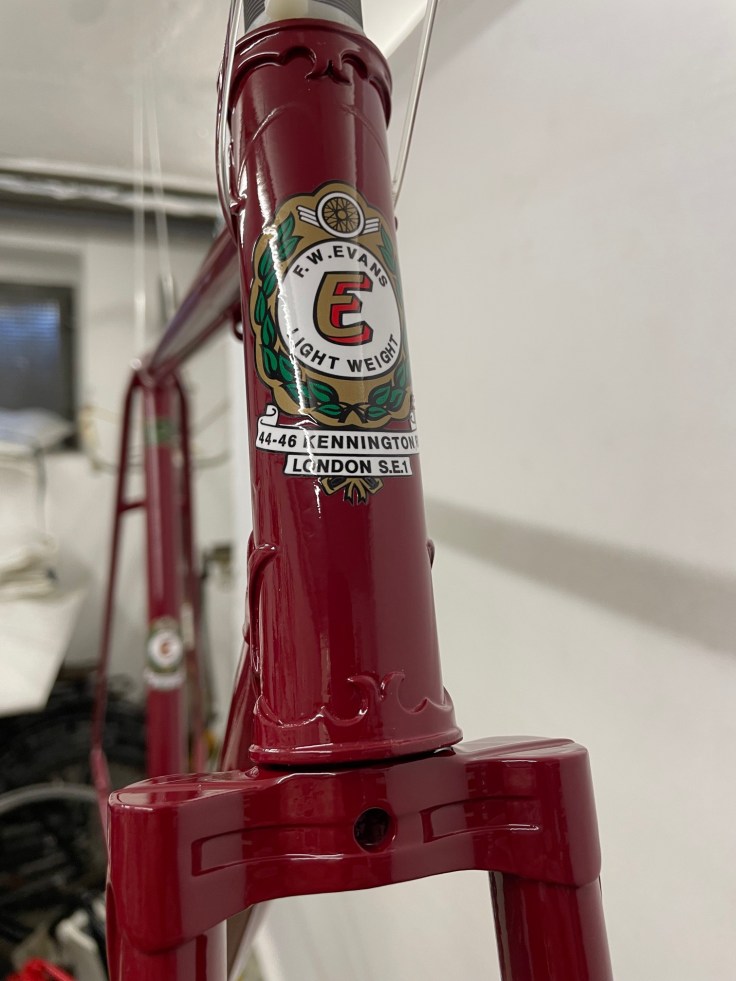 Der Lack war ab – neue Kleider für mein TI Raleigh und FW Evans ...